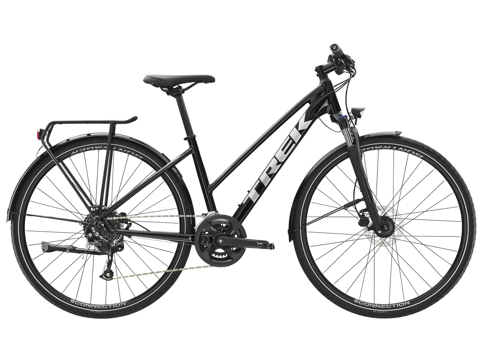 Rower Trek Dual Sport 2 Equipped z niskim przekrokiem Gen 4 L \ Trek Black | Rowery \ Dla kobiet ...