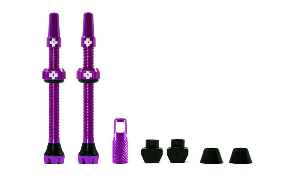 MUC-OFF WENTYLE TUBELESS 60MM FIOLETOWE Tubeless Valves/60mm/Purple V2 60mm \ Fioletowy | Części ...