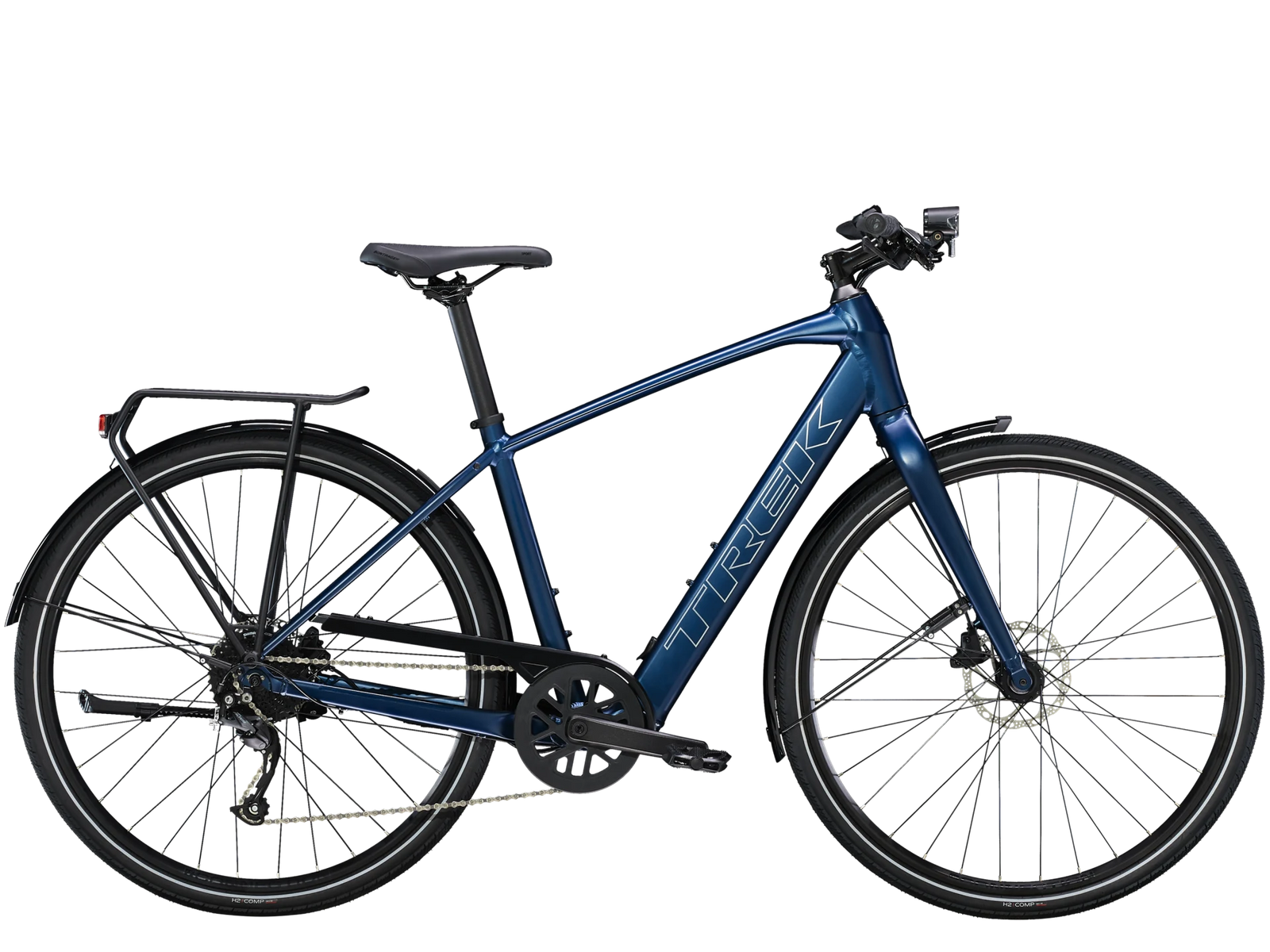 Rower Trek FX+ 2 L \ Satin Mulsanne Blue | Rowery \ Turystyczne \ Miejskie Rowery \ Turystyczne ...