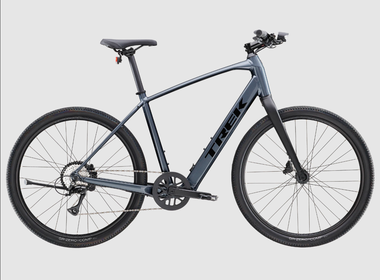 Rower Trek Dual Sport+ 2 LT L \ Galactic Grey | Rowery \ Turystyczne \ Miejskie Rowery ...