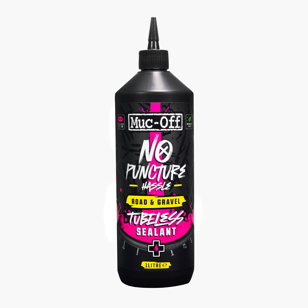 MUC-OFF USZCZELNIACZ TUBELESS Road & Gravel Tubeless sealant 1L | Części rowerowe \ Wentyle i ...
